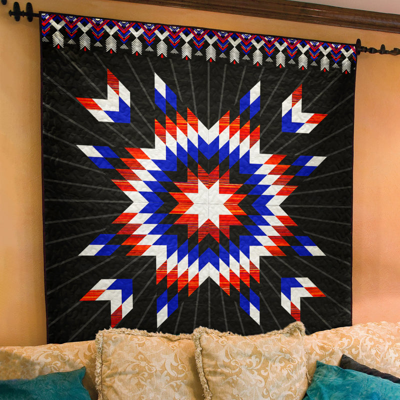 Native American Star Quilt Blanket TL21072301BL